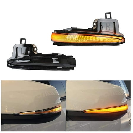 TOTMOX 2PCS LED Side Mirror Turn Signal Lights, Sequential Dynamic Indicator Strip 81740-58010 ...