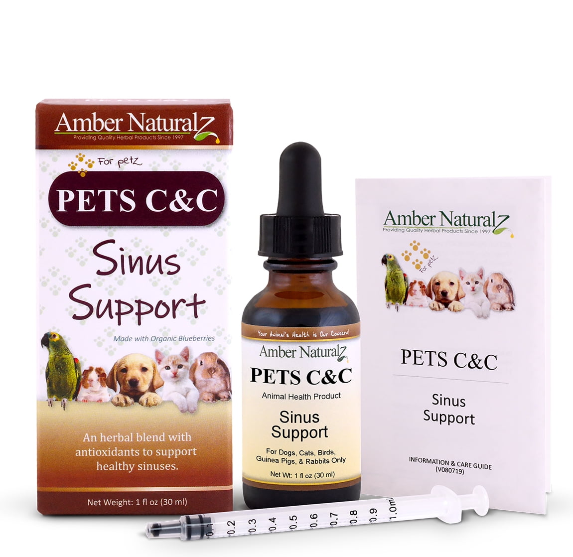 Pets C&C - Sinus Support with Antioxidants 1oz - Walmart.com