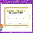 30 Pieces Certificate of Achievement Student Awards Certificates Paper ...
