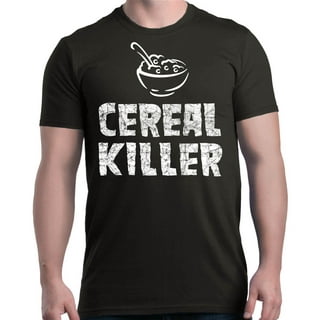 Tee Hunt Cereal Killer T-Shirt Funny Breakfast Morning Meal Serial ...