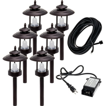 Better Homes & Gardens Archdale 6 Piece Outdoor QuickFIT LED Pathway ...