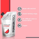 Funkin Real Fruit Lychee Puree Mix Juice for Professional Cocktails and ...