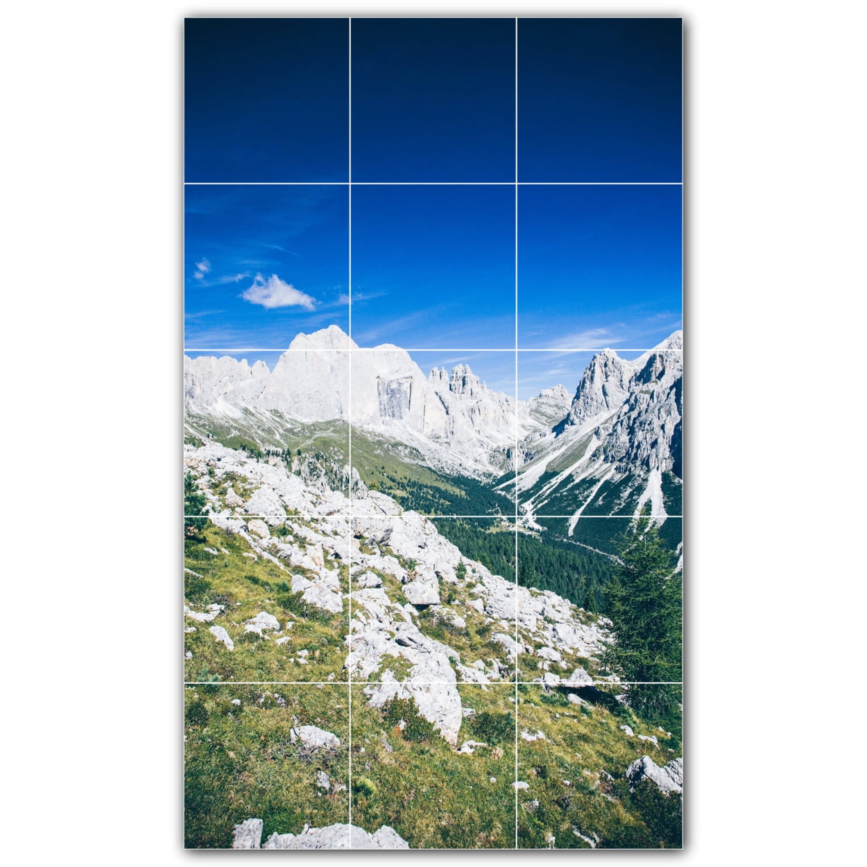 Picture-Tiles.com: Mountains Ceramic Tile Wall Mural WAL500874-35M. 18 ...