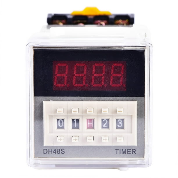 Time Relay,DH48S-2Z 220V Digital Display Time Delay Relay Digital Time ...