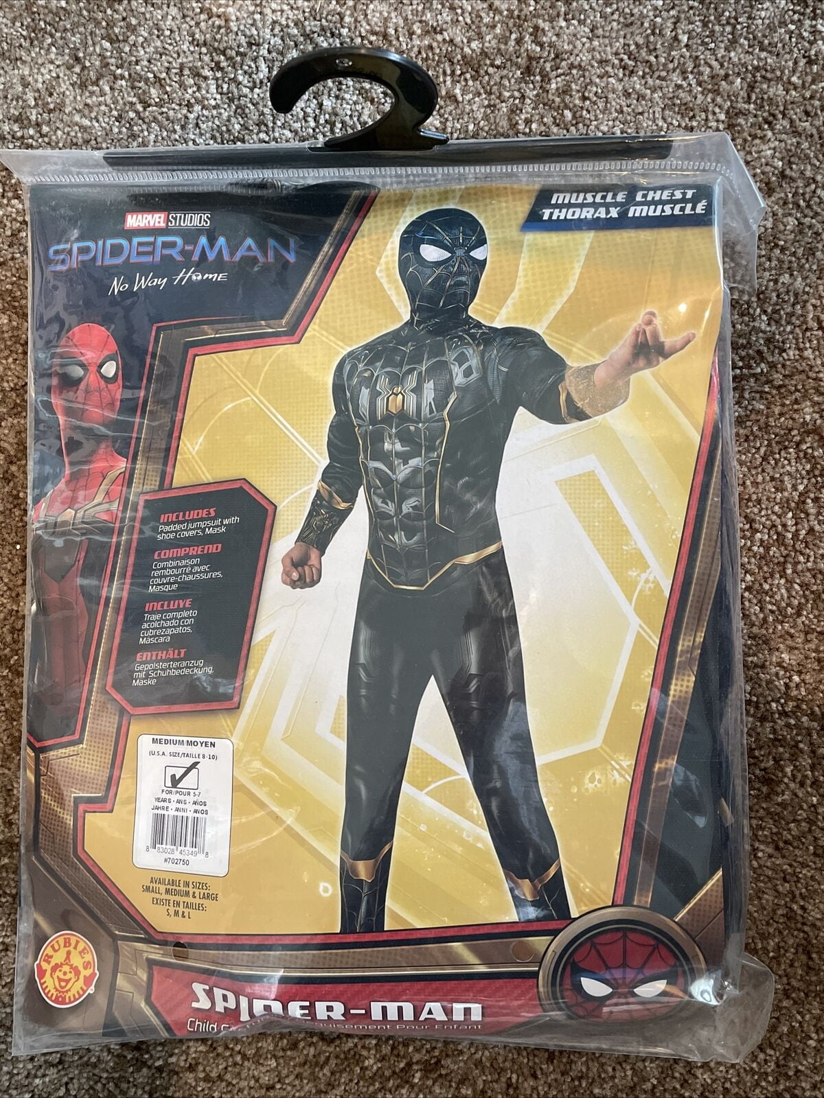 Buy Spider-Man 3: Spider-Man Inside Out Deluxe Child Costume Online at ...