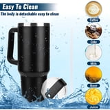 40oz Stainless Steel Insulated Tumbler with Spill-proof Lid, Handle ...