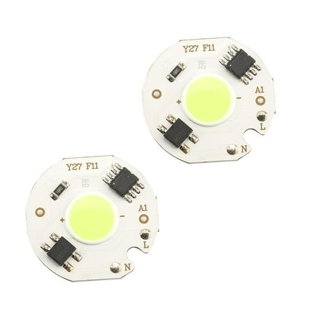 Keenso Chip Light Source, 10Pcs COB Chip Light Ultra-bright AC220V 5W ...