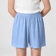 BADHUB Shorts for Boys Girls Elastic Waist Summer Casual Shorts Flat ...