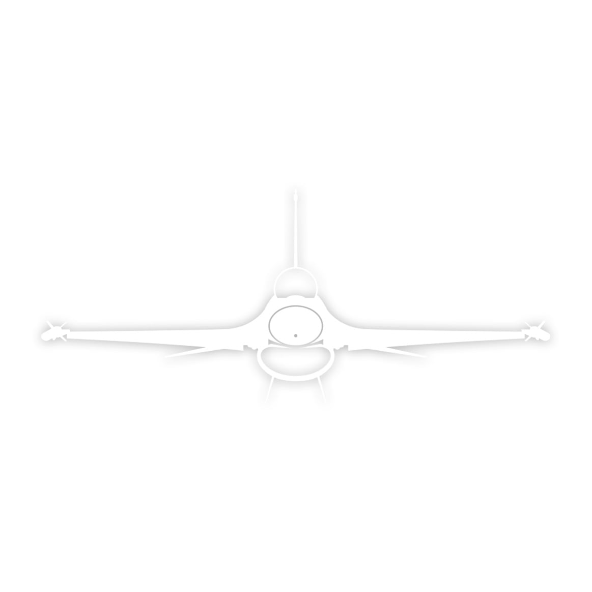 F-16 Fighting Falcon Sticker Decal Die Cut - Self Adhesive Vinyl ...