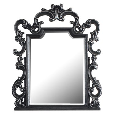 Acme Furniture Ragenardus Mirror, Vintage Oak (26314) - Walmart.com