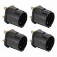 Rupoun 4PCS European to UK Travel Plug Adapter Converter Grounding 2 ...