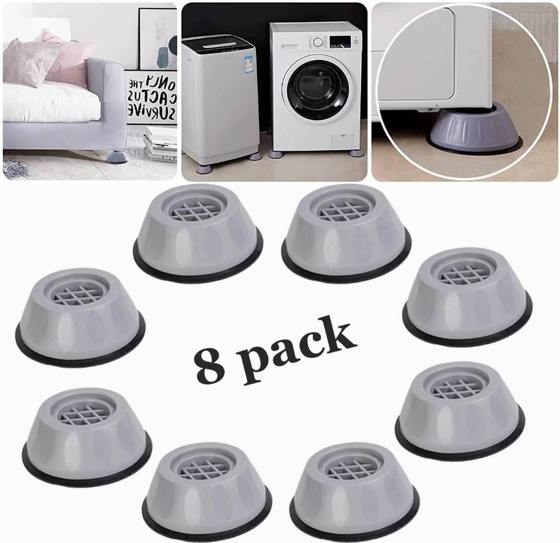 Washing Machine Feet Pads Shock & Noise Cancelling with Suction, Anti ...