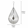 3D Water Droplets Shape Highly Reflective Stainless Steel Metal Outdoor ...