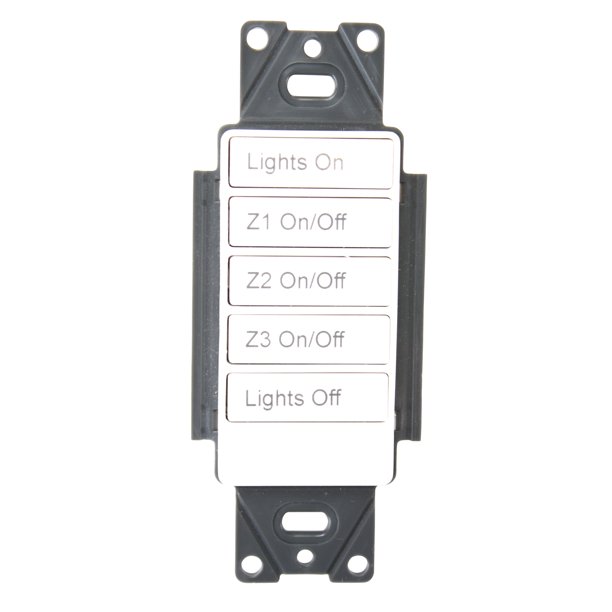 COOPER GREENGATE RC-5TSB-T11-W Pre-Engraved Room Controller Wallstation ...