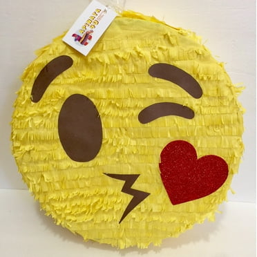 Smiley Face Pinata 16 by APINAATA4U for Kids, Fully Assembled, Holds ...