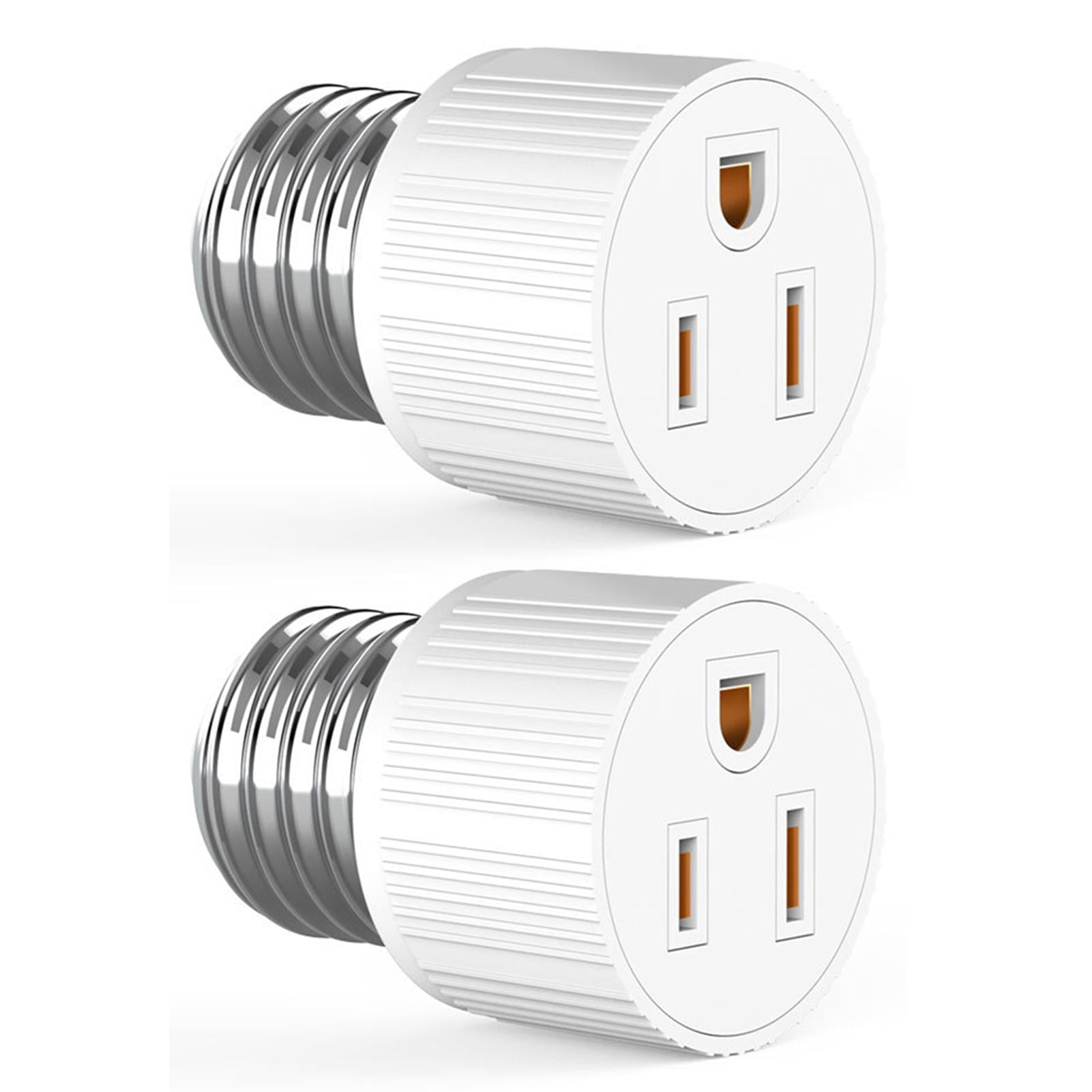 Buy ibaste Light Bulb Plug Adapter | Polarized Light Socket Outlet | 3 ... Buy ibaste Light Bulb Plug Adapter | Polarized Light Socket Outlet | 3 ...