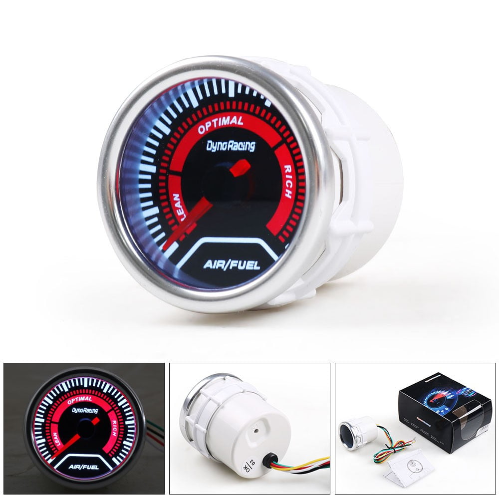 Dyno Racing 2'' 52mm Car Auto Pointer Air Fuel Ratio Racing Gauge ...