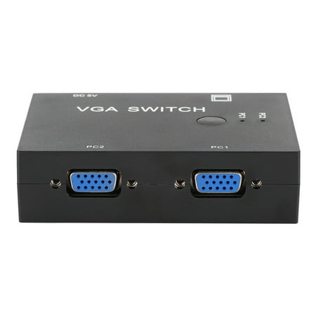 VGA Switch, Monitors Splitter Box VGA Switch Box VGA Video Switch 2-In ...