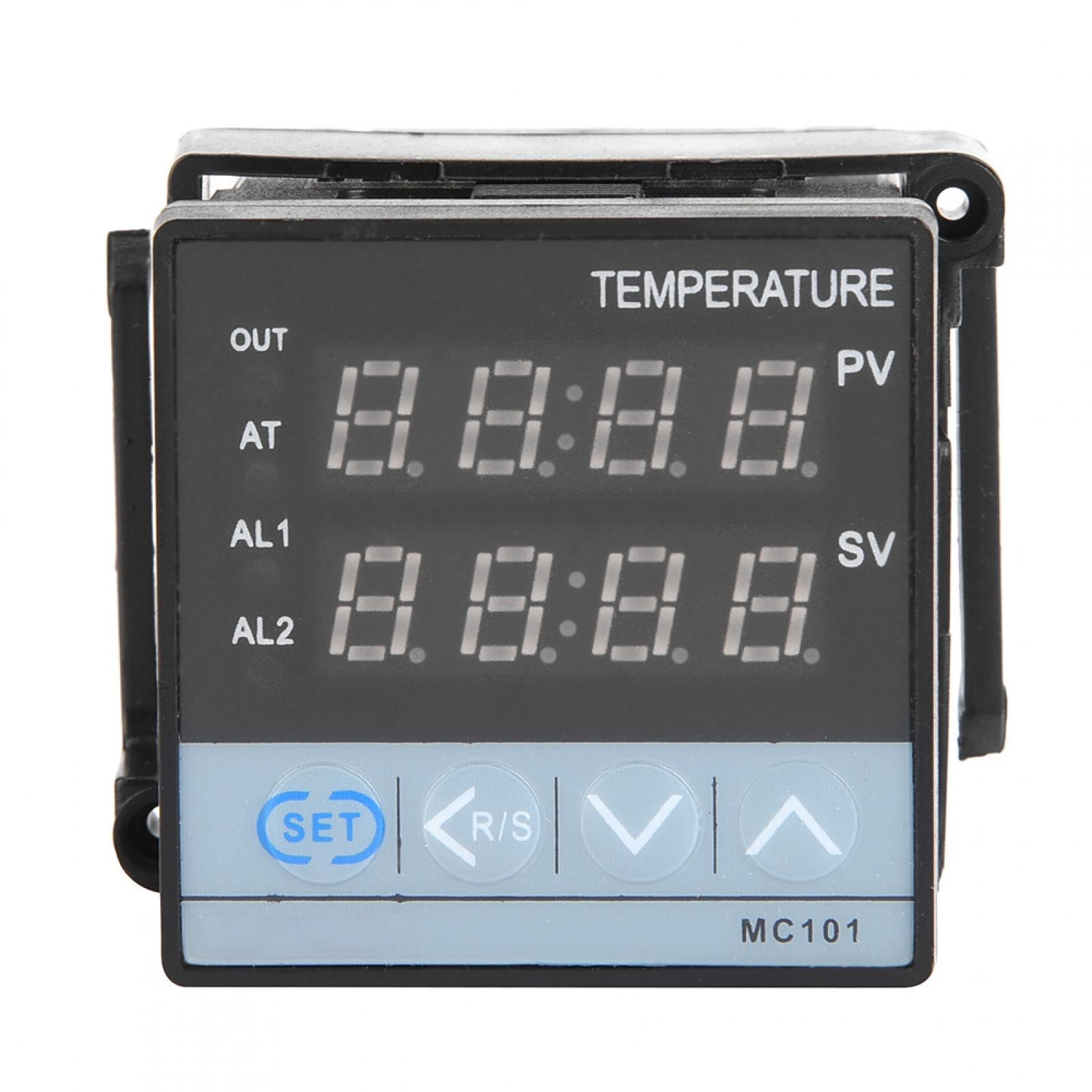 Controlador de temperatura digital, MC101 Temperatura PID digital Controlador de temperatura PID ...