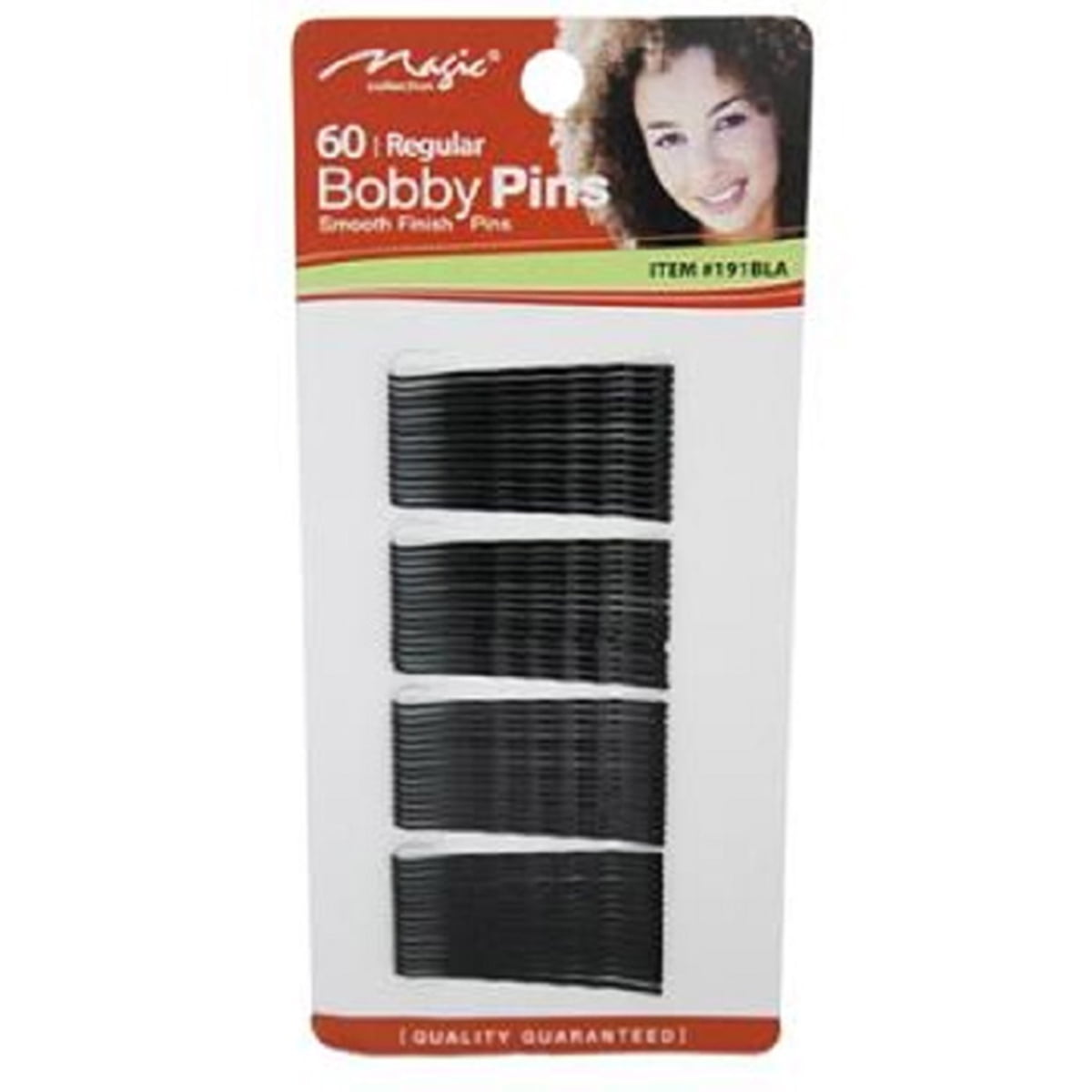 BOB PINS BLACK 60 pk Each ( 12 in a Pack ) - Walmart.com