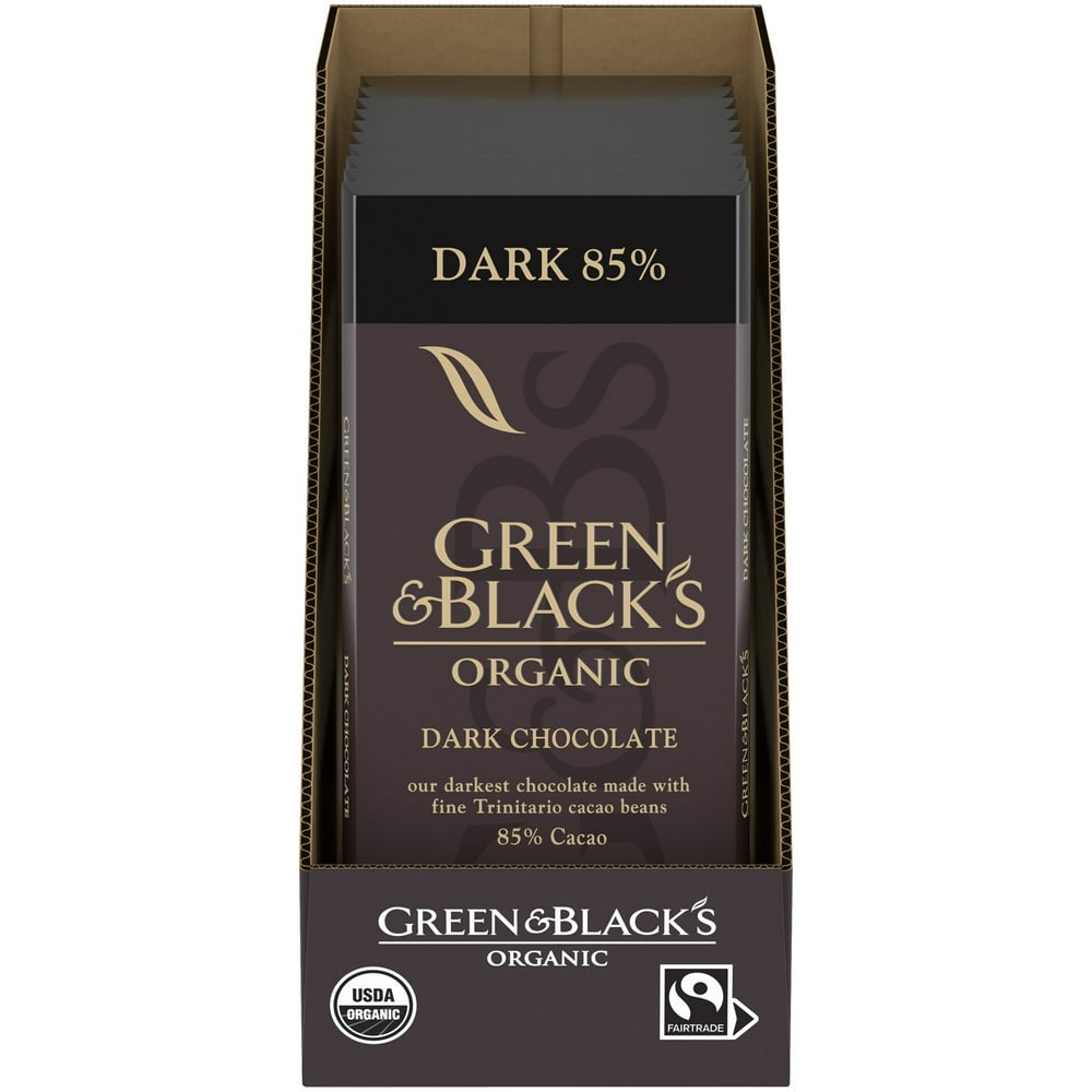 Green And Blacks Organic Dark Chocolate Bar 85 Cacao 10 3 17 Oz