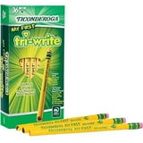 Ticonderoga Tri-Write Beginners' No.2 HB Pencils, Easy Grip, Yellow ...