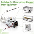 ZGRAO, Thermostat for Steam Table, 30A 125-277VAC, 60¬∞~250¬∞F ...