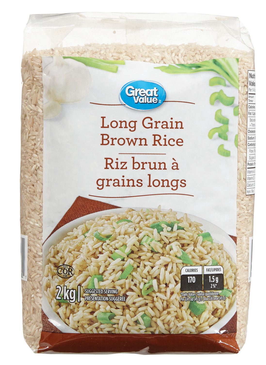 Great Value Long Grain Brown Rice - Walmart.ca