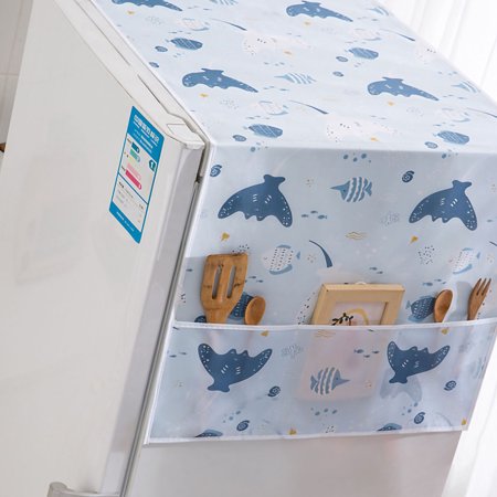 Peva Refrigerator Cover Towel Refrigerator Dust Cover PEVA Home Water ...