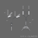 GLAMCOR Elite X Portable LED Lighting Kit for Eyelash Extension ...