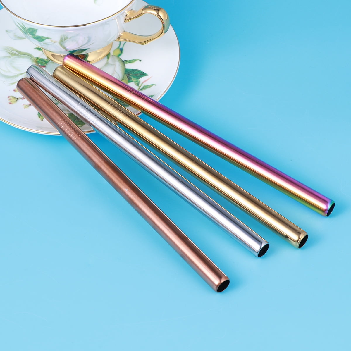 Click here for Tailtoss 54pack Reusable Metal Straws Anti-Rust Co... prices