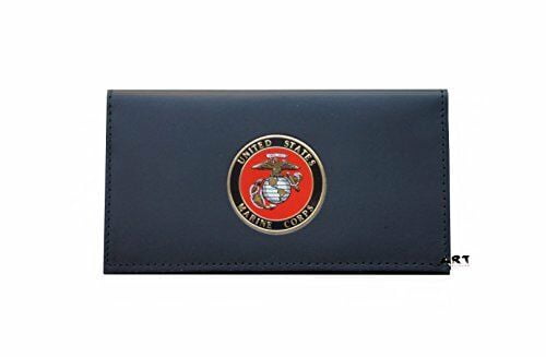 US MARINE CORPS, Officially Licensed CHECKBOOK COVER with Medallion ...