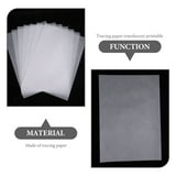 50 Sheets Printer Paper Tracing Pad Drawing Graphing Photography for ...