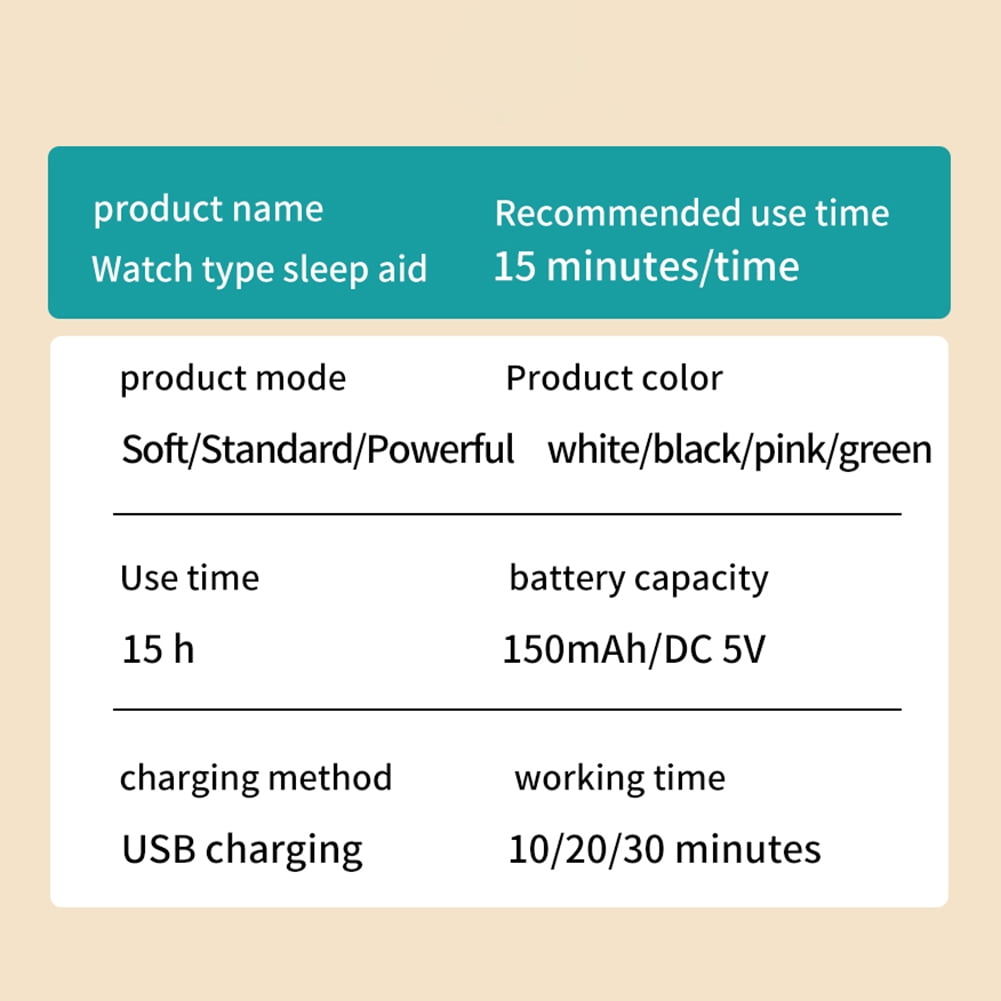 EMS eléctrico Sleep Aid 3 modos EMS Sleep Aid Watch Sleep Aid Watch ...