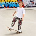 BZSMCE Dog Stripes Pattern Print Elastic Waist Jogger Pants Lightweight ...