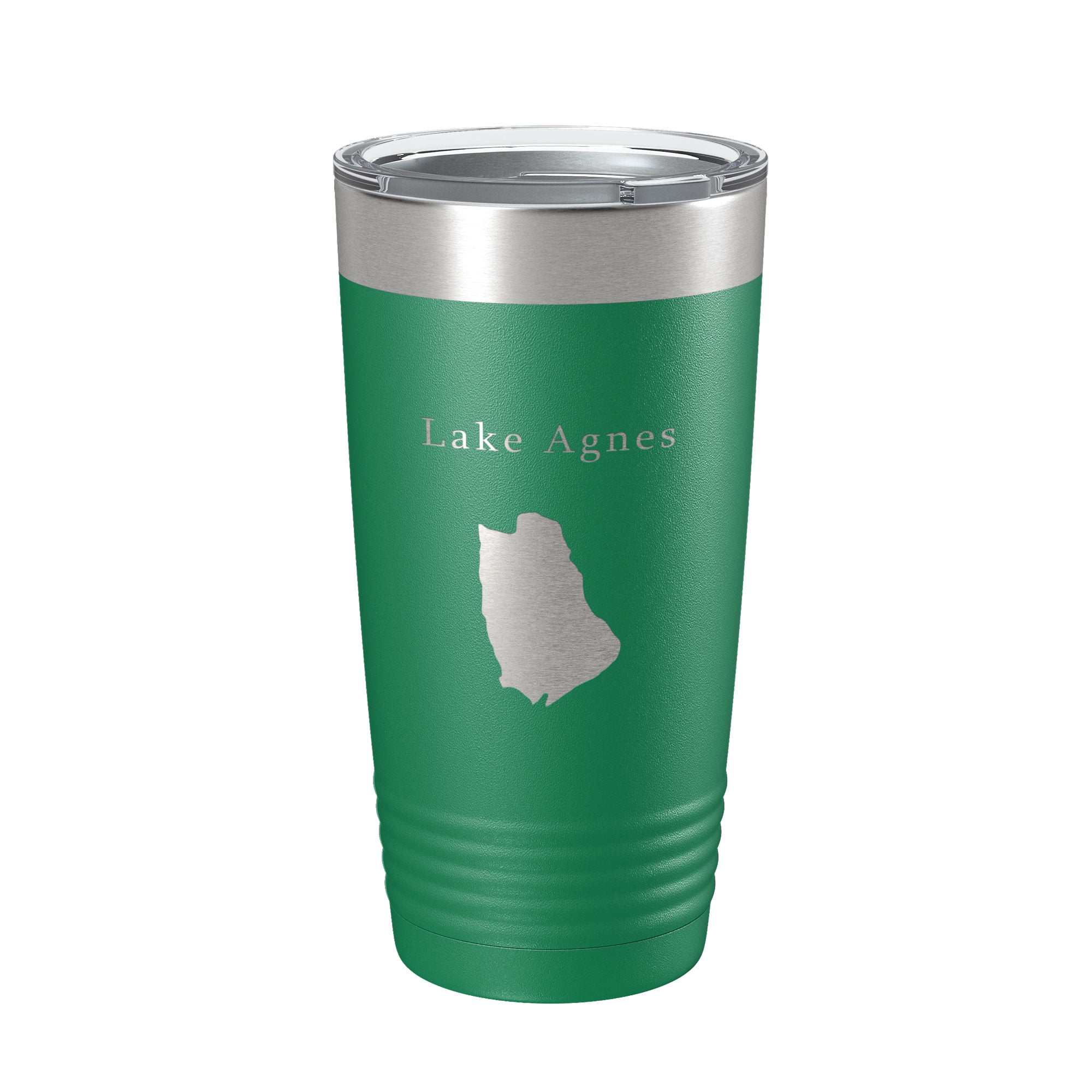 Lake Agnes Map Tumbler Travel Mug Insulated Laser Engraved Coffee Cup ...