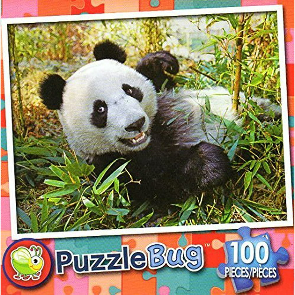 Puzzlebug Cute Giant Panda 100 Piece Jigsaw Puzzle - Walmart.com ...
