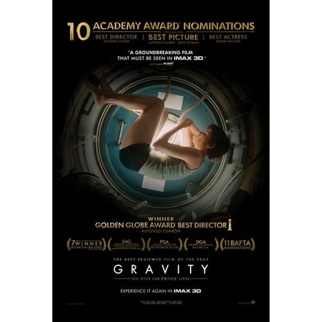 Gravity Movie Poster 24Inx36In Poster Entertainment decor Art Poster ...