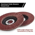 60PCS 40 Grit 4-1/2" Flap Sanding Disc 4.5 Angle Grinder Grinding Wheel ...