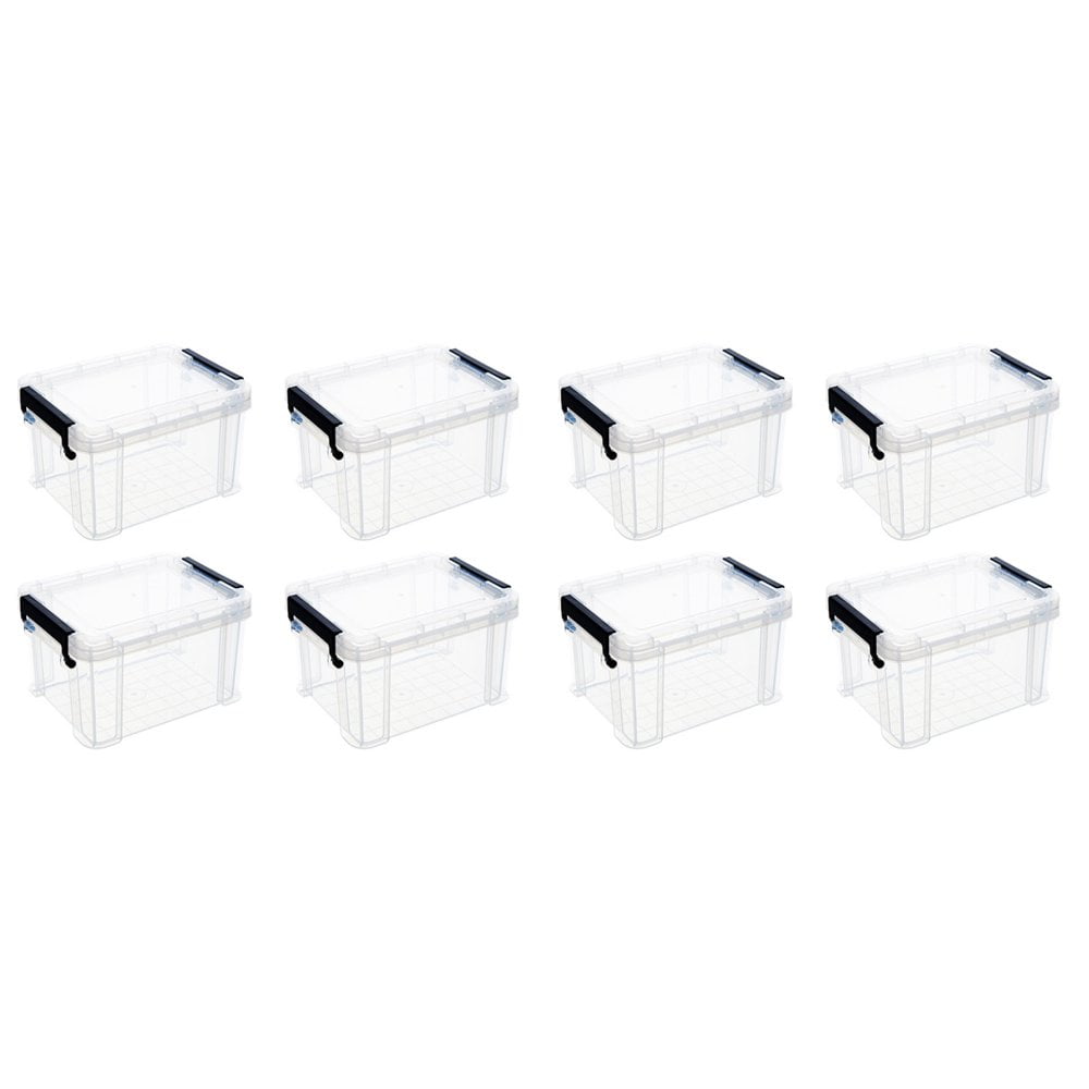 Click here for Generic Box Storage Mini Latching Small Tote Plast... prices