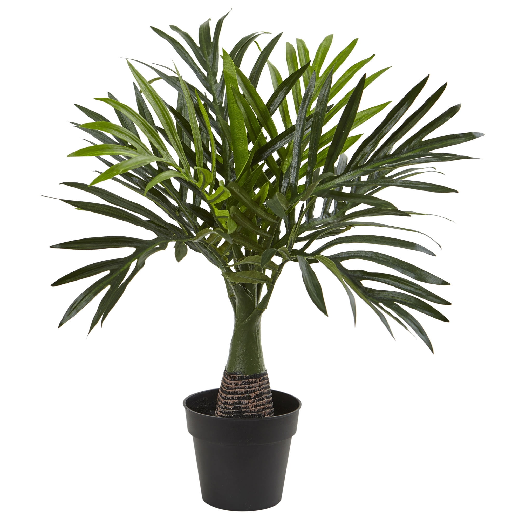 Nearly Natural 15.5" Plastic and Polyester Mini Areca Palm Artificial ...