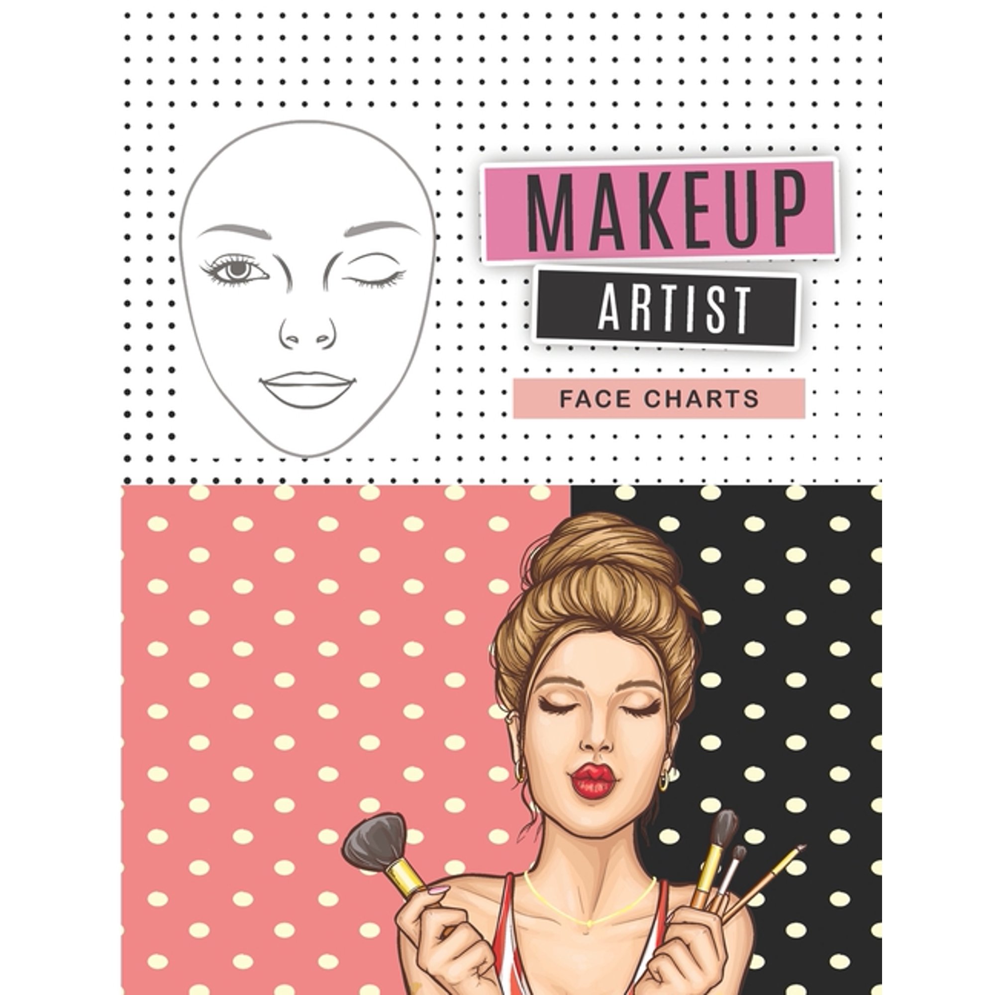 Blank Face Chart Makeup