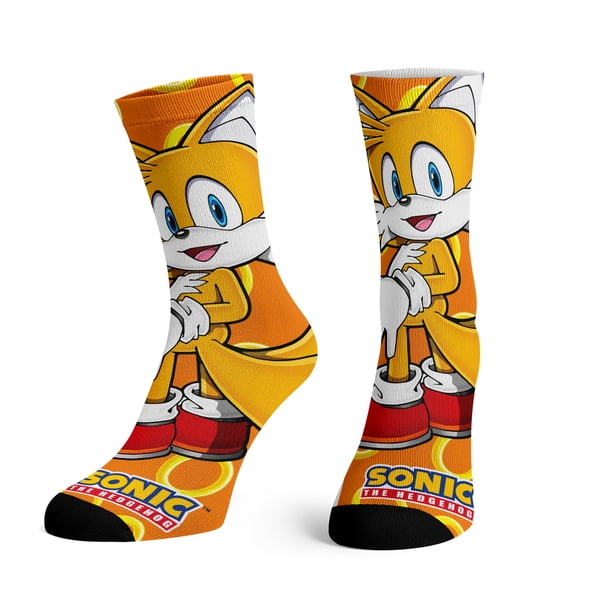 Sega Sonic The Hedgehog Tails Adult Animigos Crew Socks - Walmart.ca