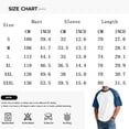 Denim Patchwork Tops for Men Raglan Sleeve Shirts Pullover Tees Casual ...