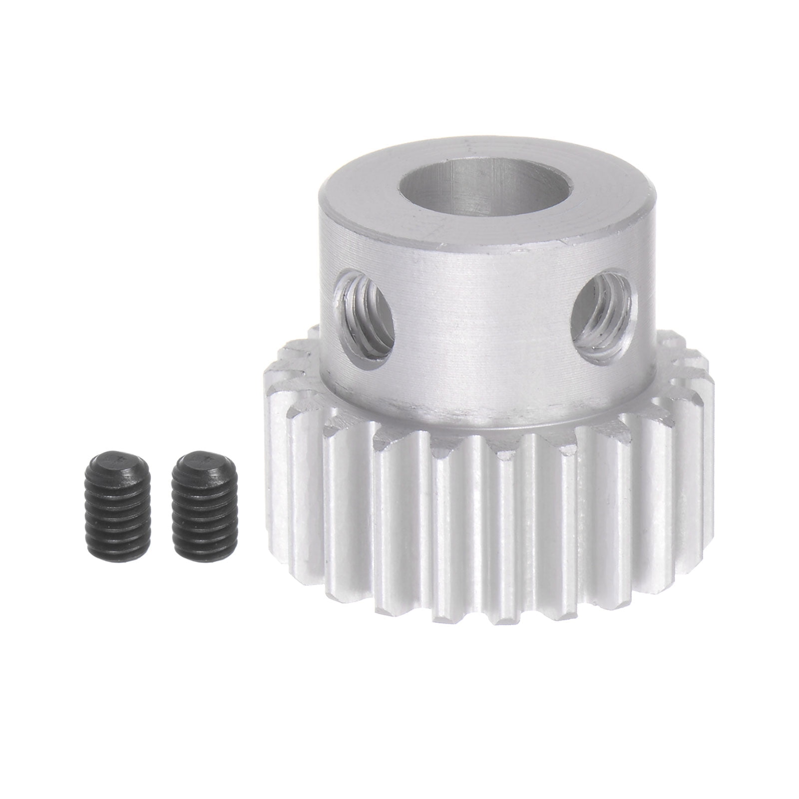 Uxcell Step Spur Gear 6mm Inner Hole Pinion Gear 22T Mod 1 Aluminum ...