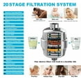 Skywee Shower Filter, 20-Stage Shower Head Filter for Hard Water ...