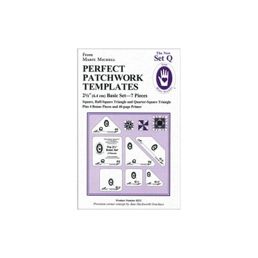 Marti Michell 8253M Perfect Patchwork Template Set C Bonus Complement Set - 7 per Pack - Walmart.com