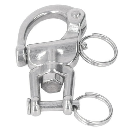 Marine Swiveling Snap Shackle, 316 Stainless Steel Sturdy Rapid Release ...