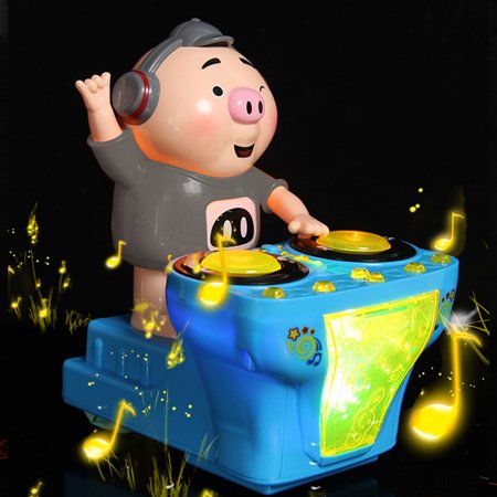 DJ Music Electric Pig Toys Electric Musical Toys Music Dancing Pig with ...