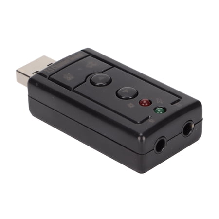7.1 Channel Sound Card, 3D Sound Card ABS HS With 3.5mm Microphone ...